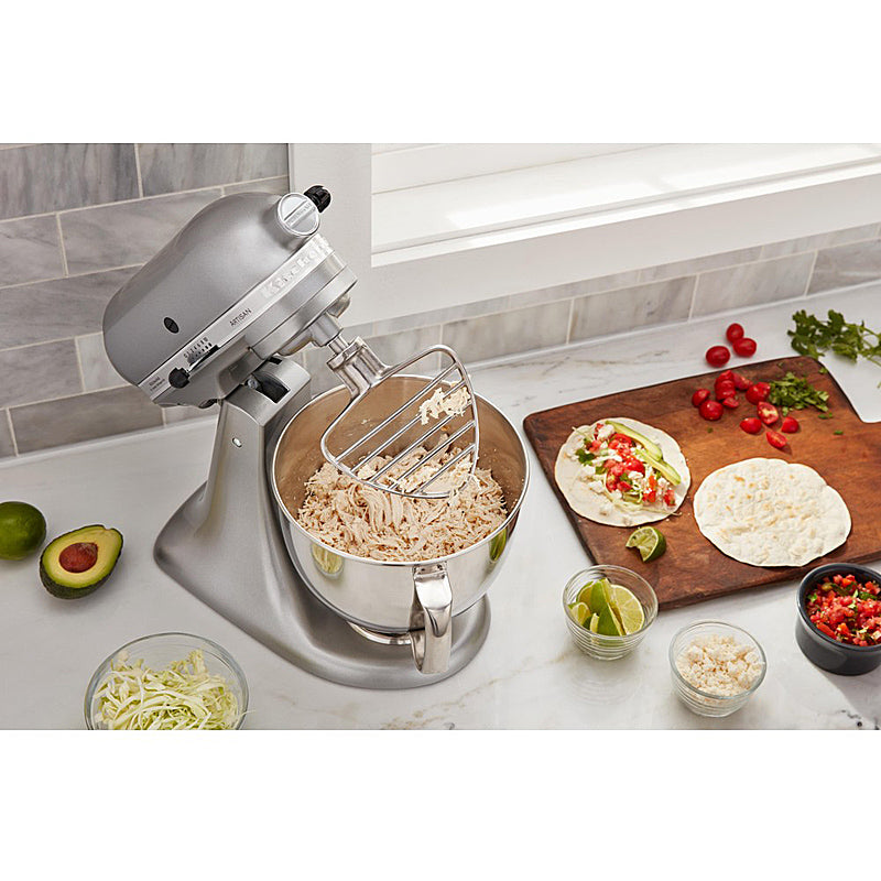 KitchenAid Feingebäck-Rührer Edelstahl für Küchenmaschine 4.3L & 4.8L ...